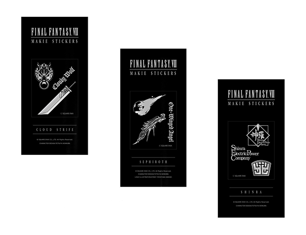 [Pre-Order] FINAL FANTASY VII Makie Metallic Decoration Stickers | NEWS ...